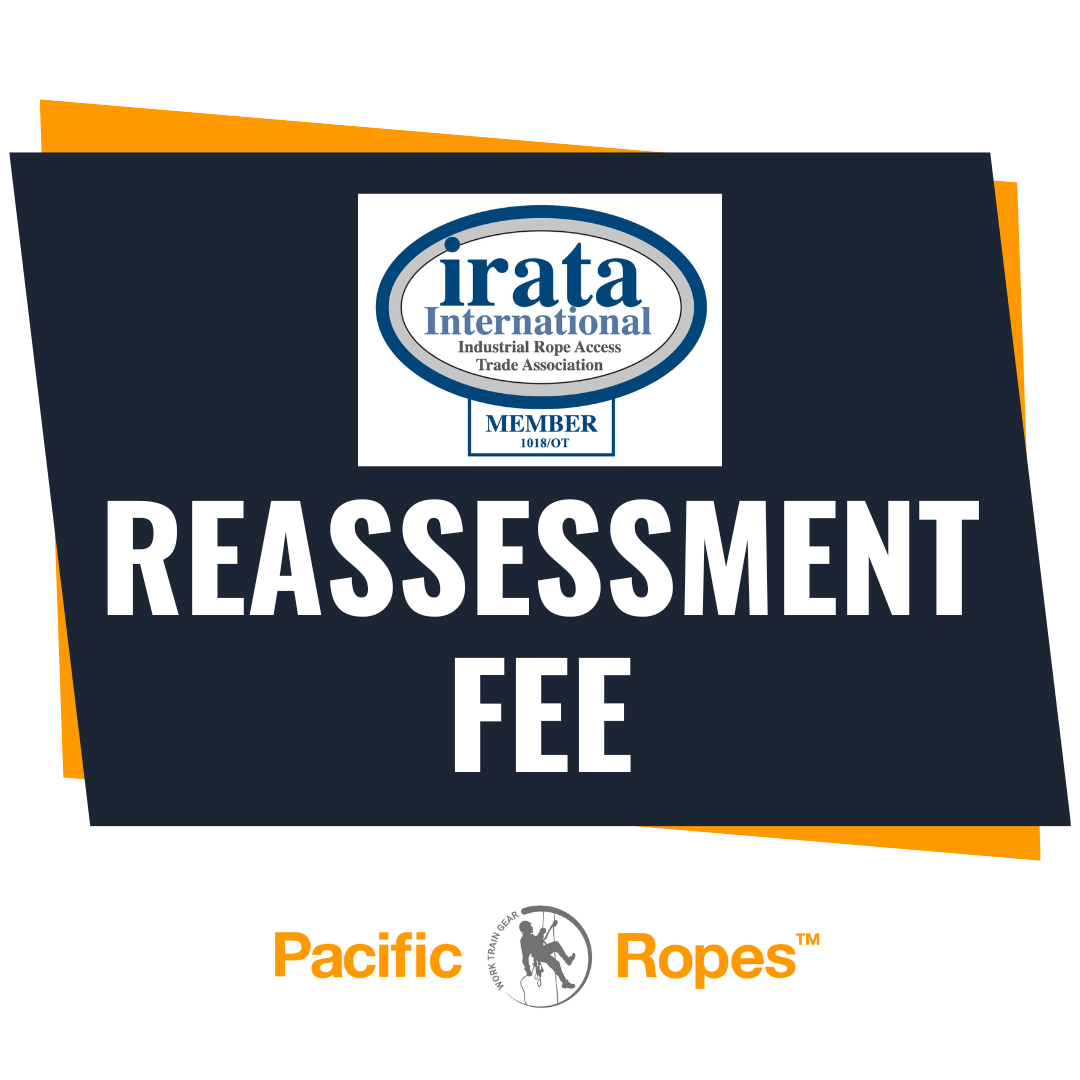 IRATA Reassessment Fee – Pacific Ropes