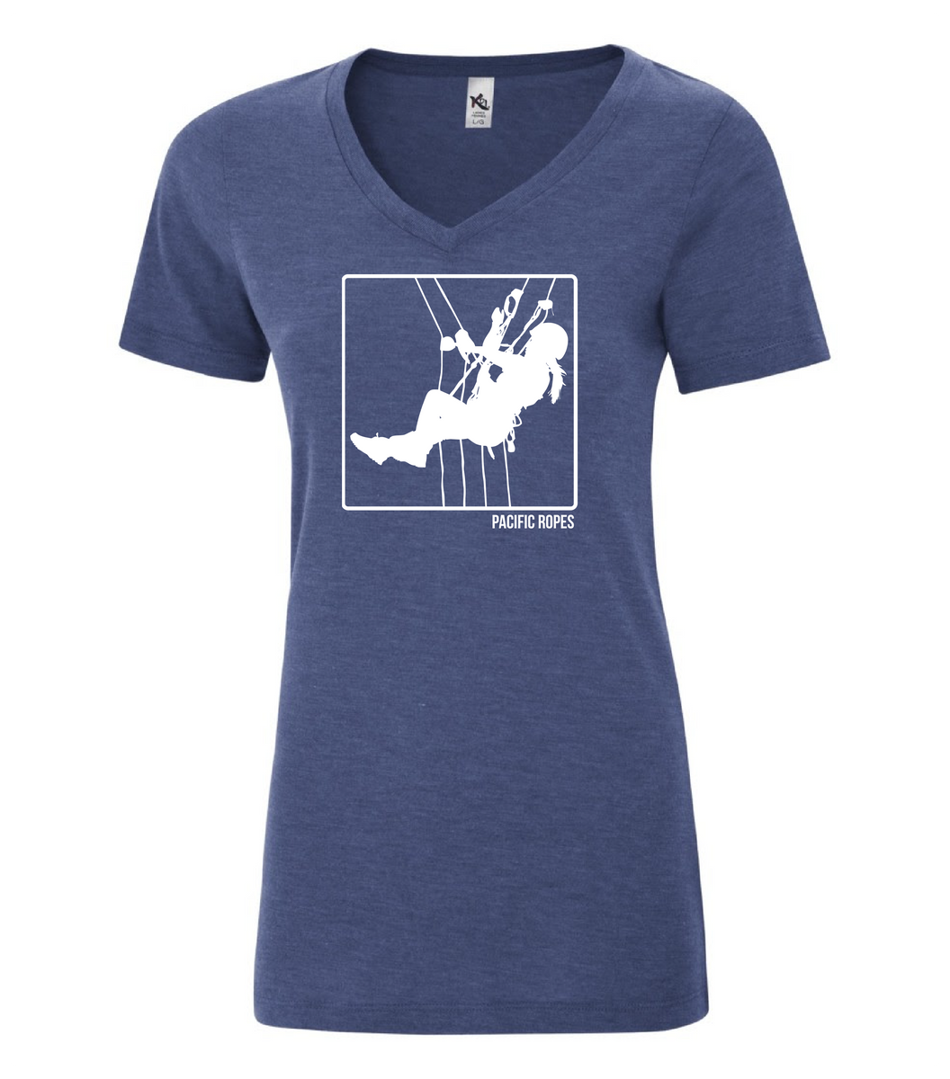 Pac Ropes Women in Rope Access V-neck T-shirt – Pacific Ropes